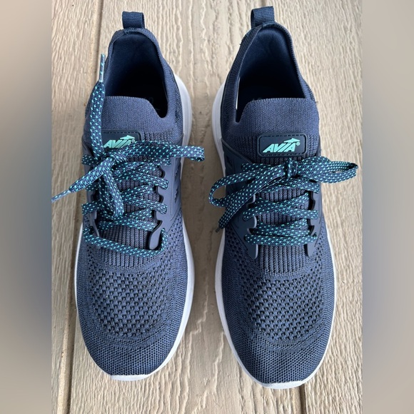 Avia | Shoes | Avia Dark Blue Sneakers With Aqua Highlights | Poshmark